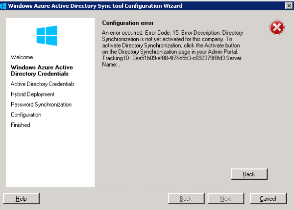 Upgrading from DirSync to Azure Active Directory Connect