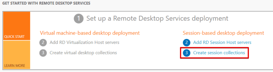 Installing Remote Desktop Services 2016