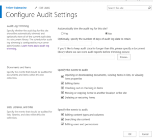 SharePoint audit logs - LemonBits