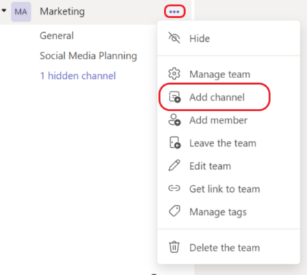 How to create a shared channel and add teams and members? - LemonBits